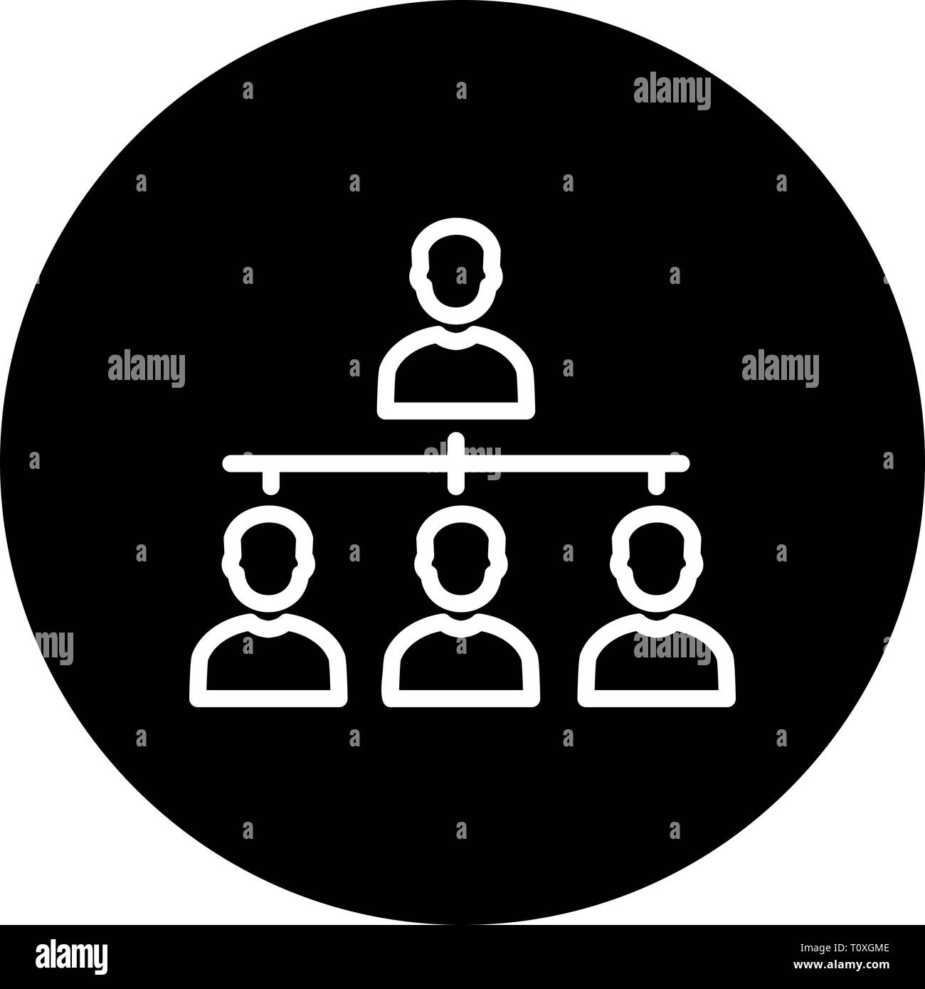 Illustration Organization Icon Stock Photo - Alamy