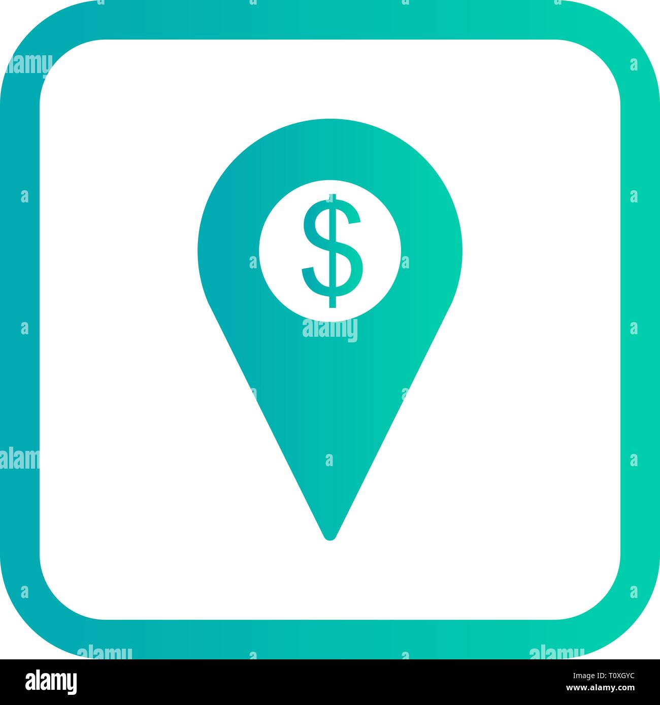 Illustration Business Location Icon Stock Photo - Alamy