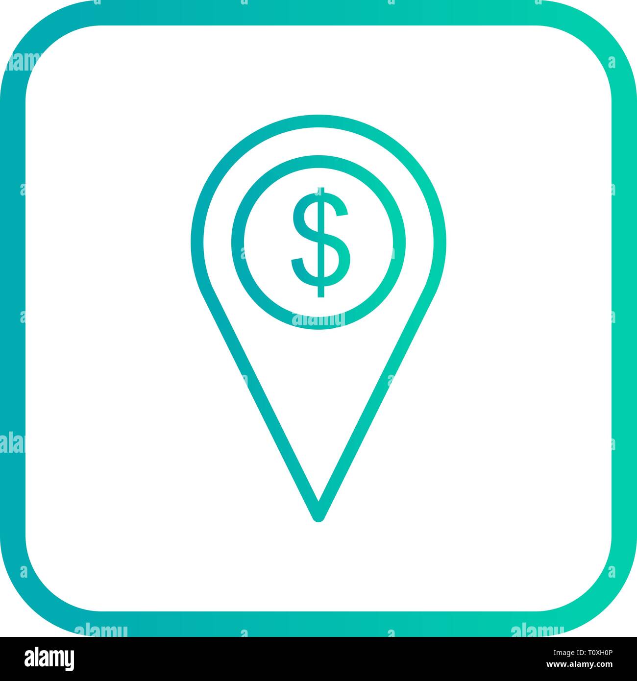 Illustration Business Location Icon Stock Photo - Alamy