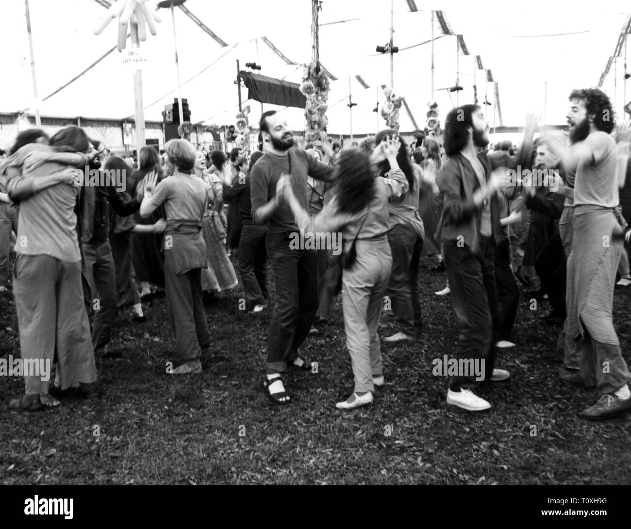 religion, sects, Neo-Sannyas, meeting of the sannyasin in Eicherloh ...