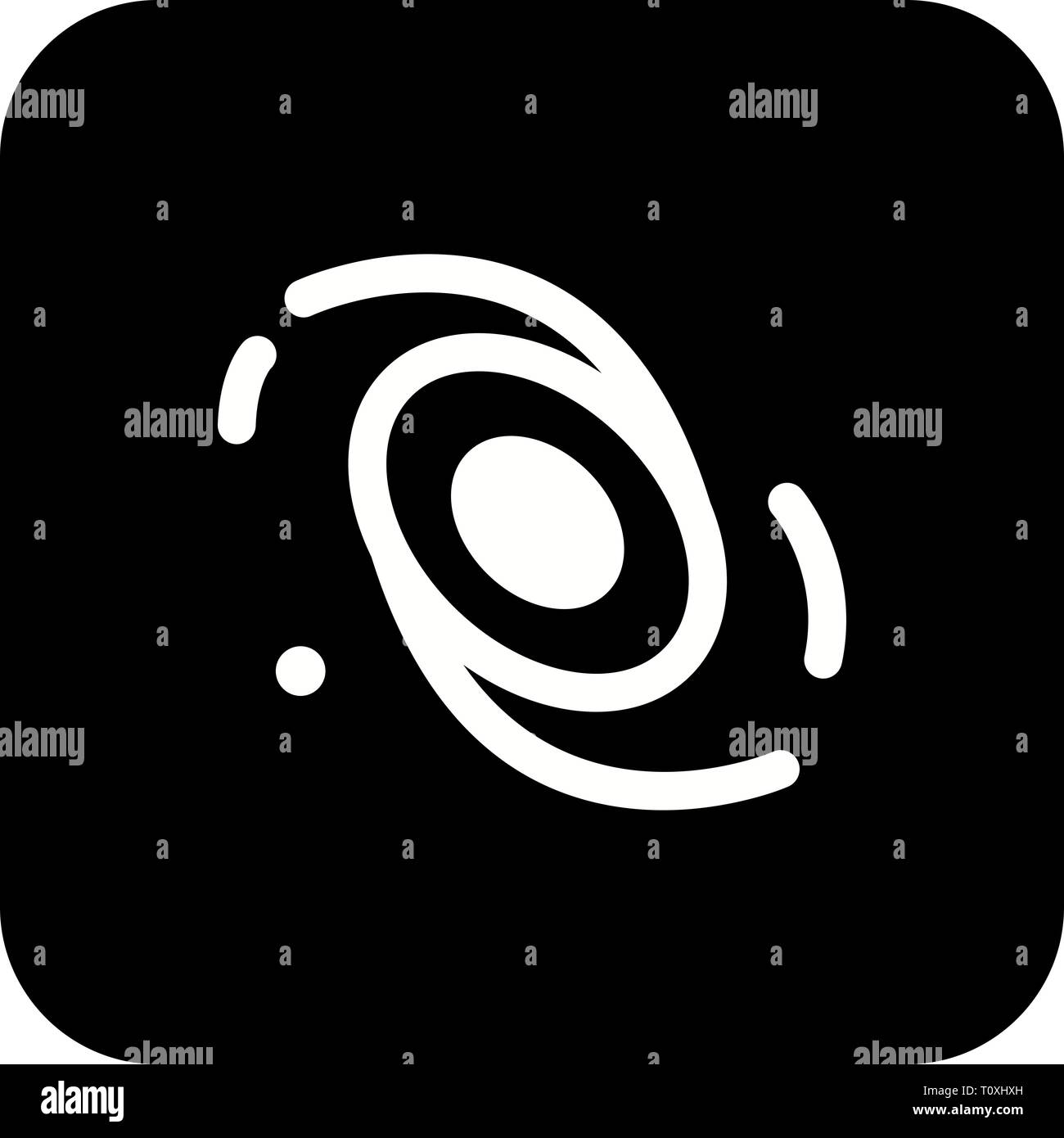 Illustration Galaxy Icon Stock Photo - Alamy