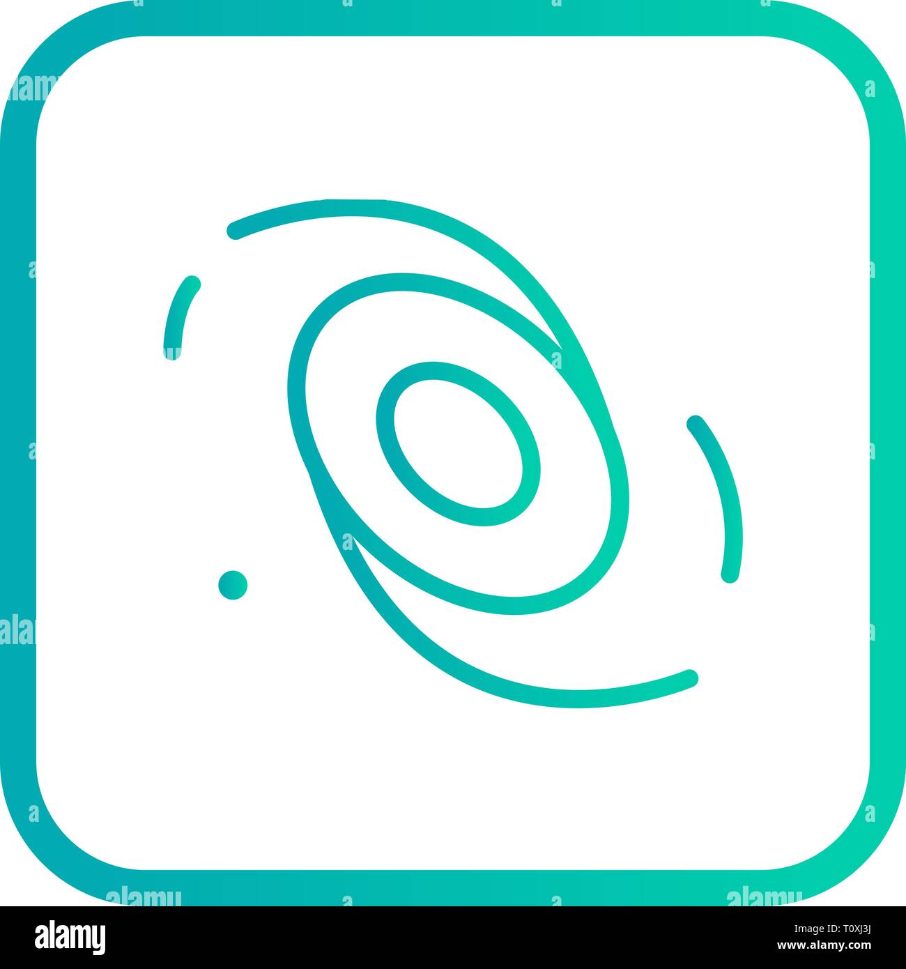 Illustration Galaxy Icon Stock Photo - Alamy