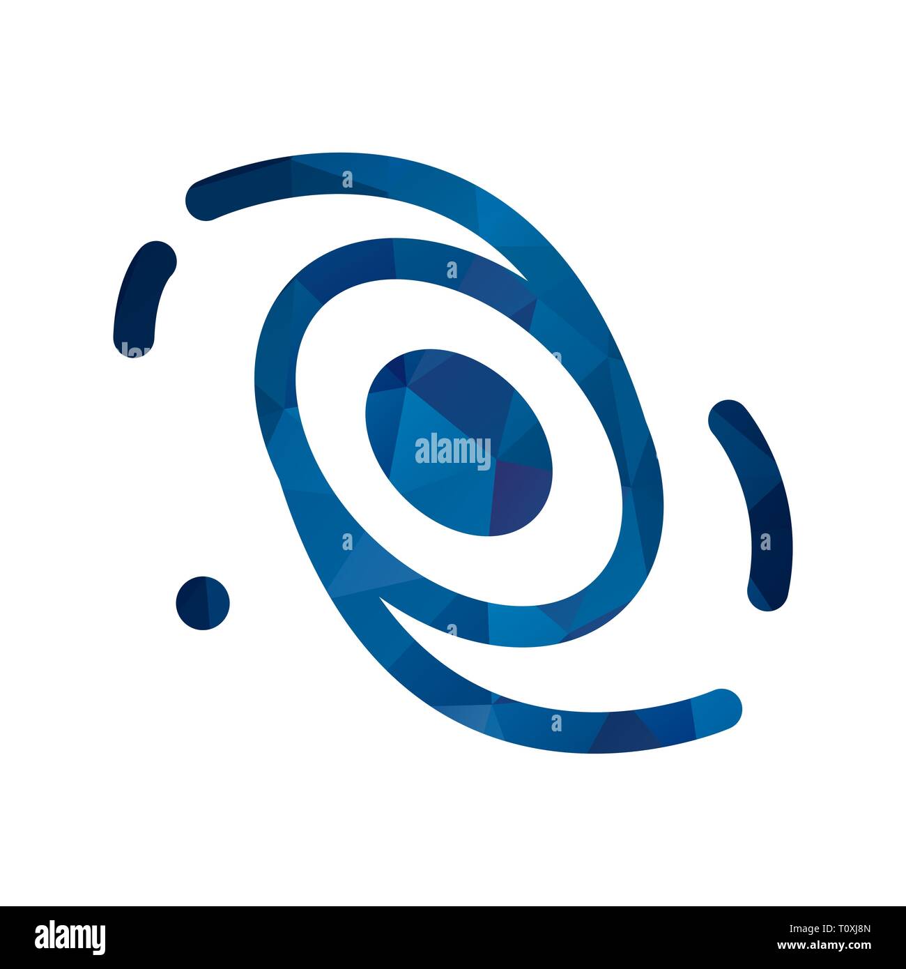 Illustration Galaxy Icon Stock Photo - Alamy