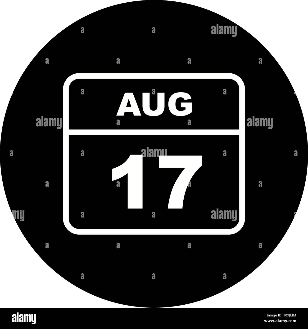 Day 17 august Black and White Stock Photos & Images - Alamy