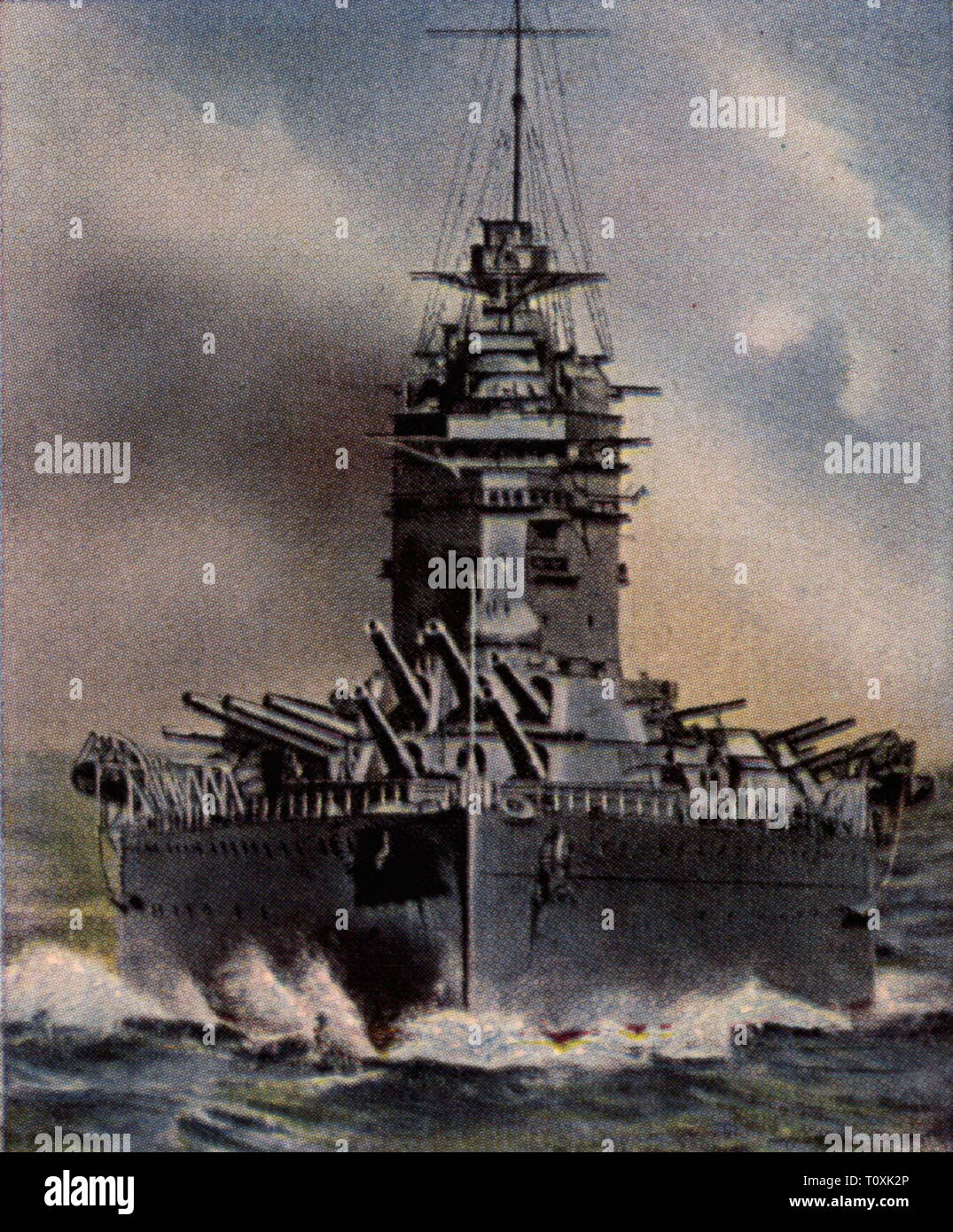 The british battleship hms rodney hi-res stock photography and images - Alamy