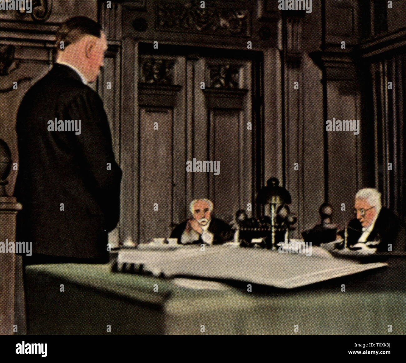 justice, trials, Ulm Reichswehr trial, Reichsgericht Leipzig, 23.9. - 4 ...