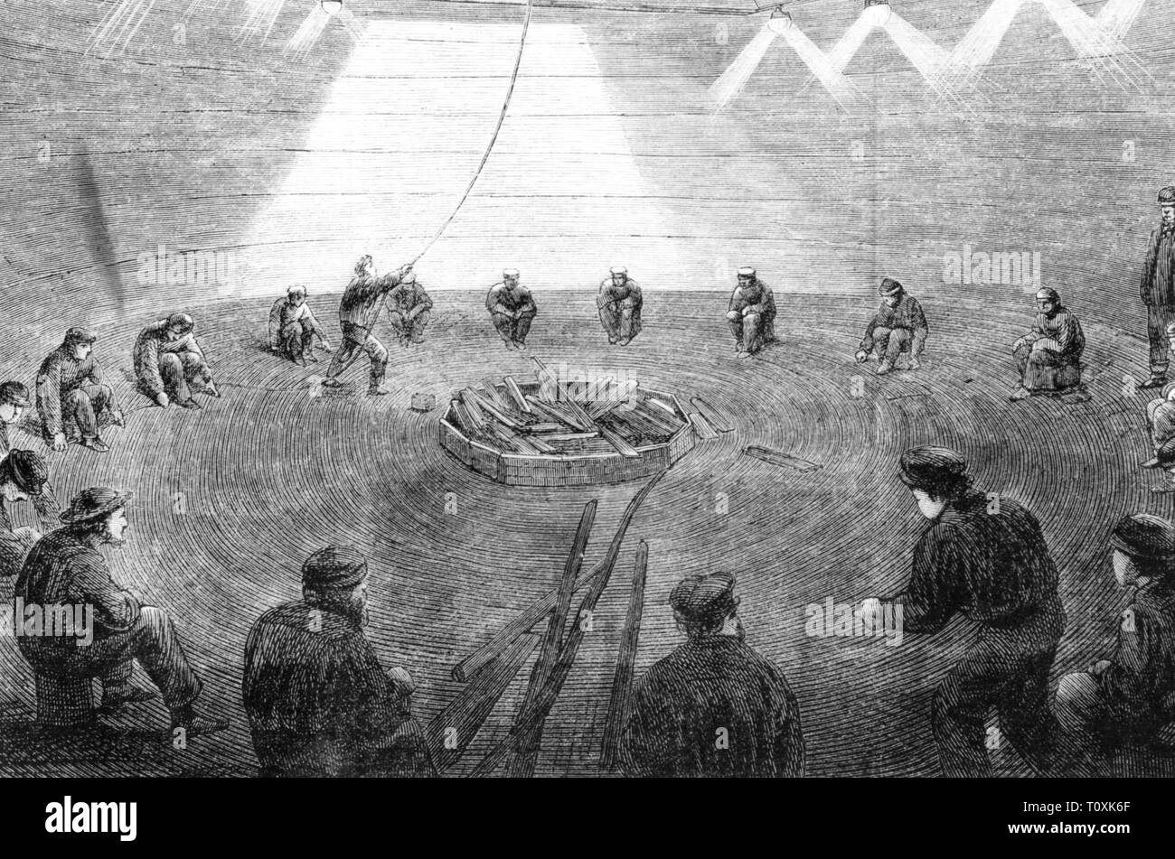 Laying transatlantic telegraph cable hi-res stock photography and ...