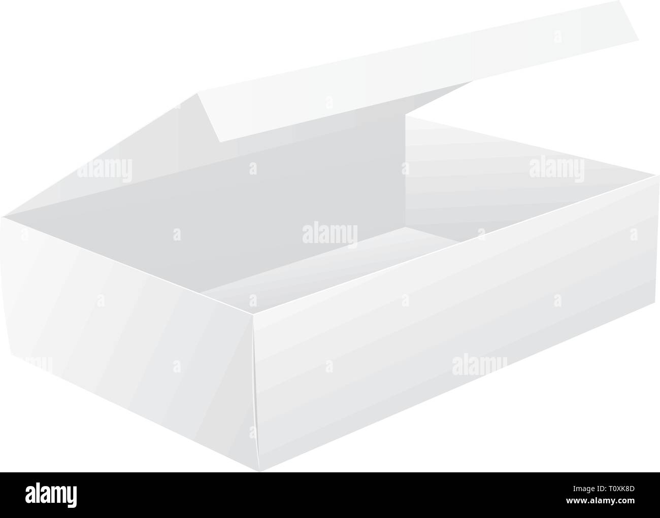 3d white box Stock Vector Images - Alamy