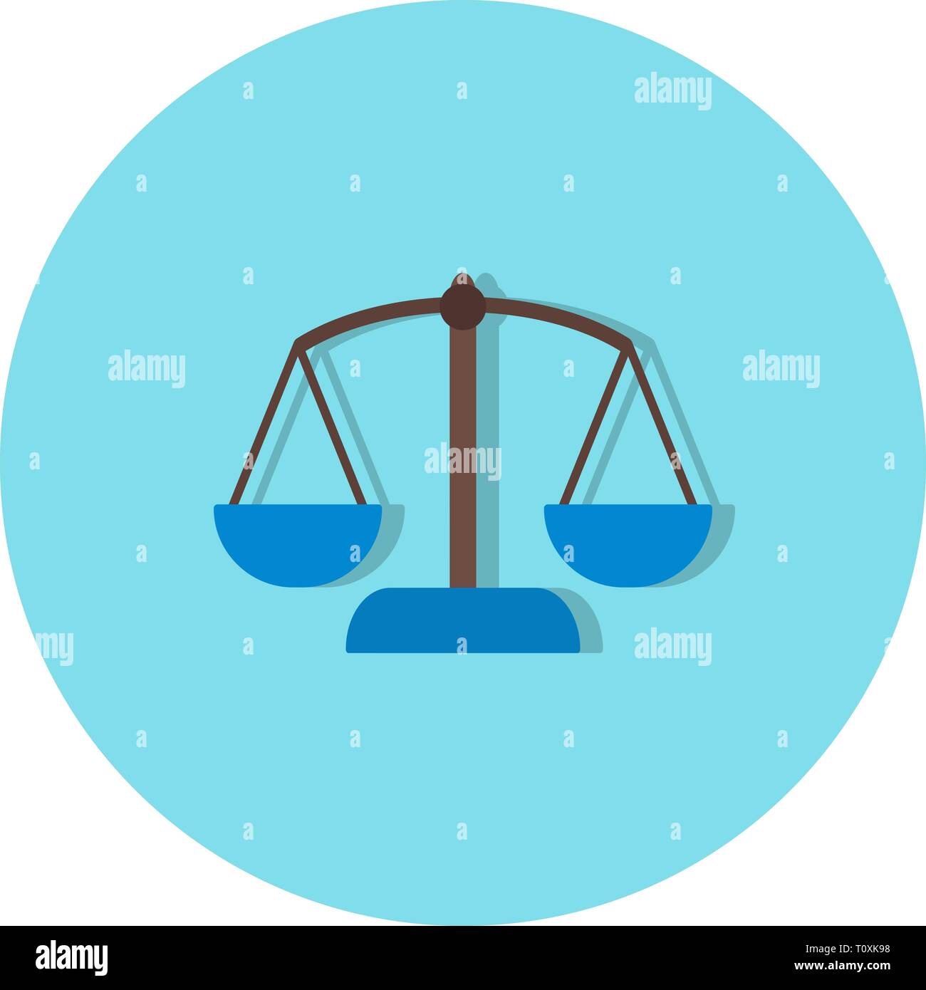 Illustration Balance Icon Stock Photo - Alamy