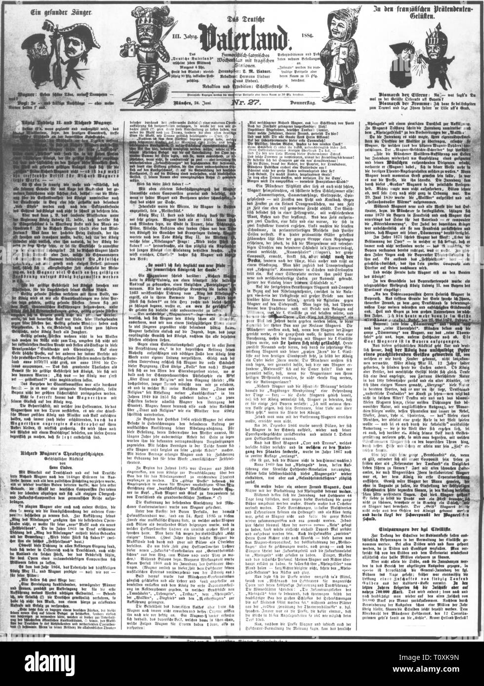 press / media, magazines, "Das Deutsche Vaterland" (The German ...