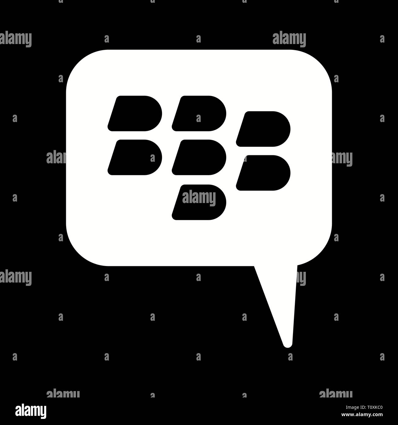 Bbm icon hi-res stock photography and images - Alamy