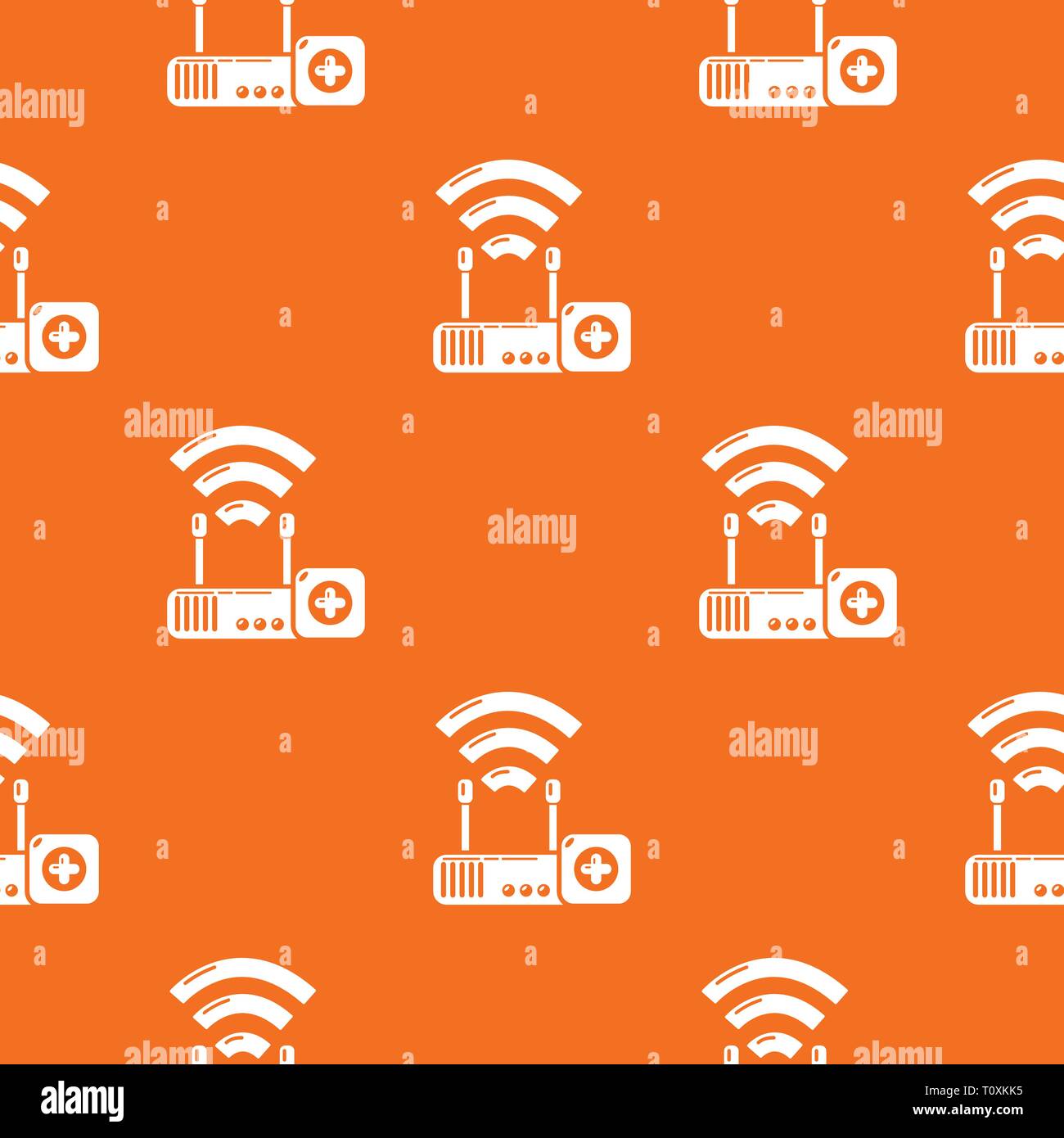 Router repair pattern vector orange Stock Vector Image & Art - Alamy