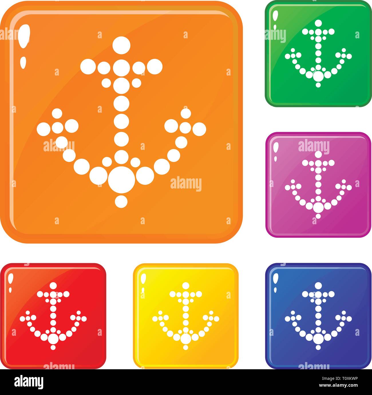 Anchor from points icons set vector color Stock Vector Image & Art - Alamy Anchor from points icons set vector color Stock Vector Image & Art - Alamy