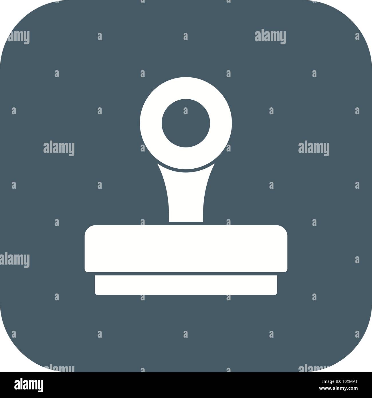 Illustration Stamp Icon Stock Photo - Alamy