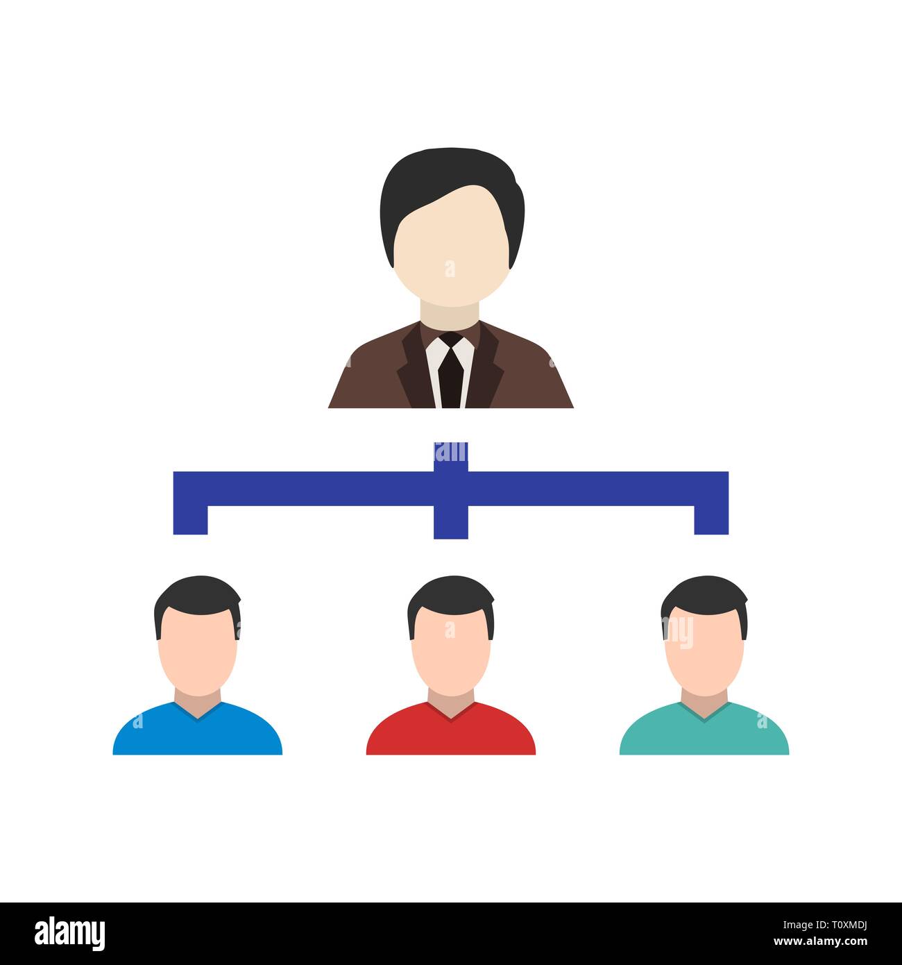 Illustration Organization Icon Stock Photo - Alamy