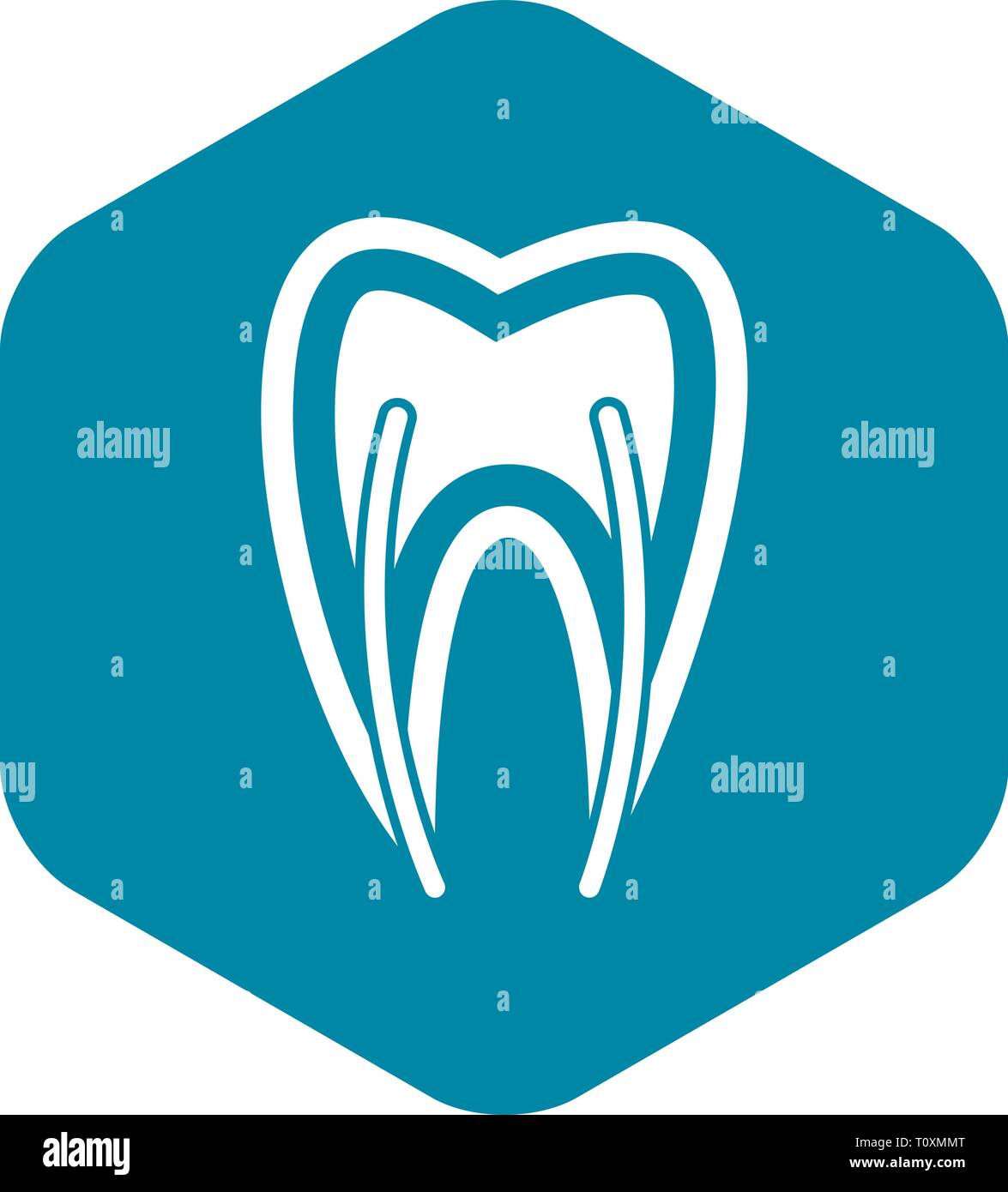 Tooth cross section icon, simple style Stock Vector Image & Art - Alamy