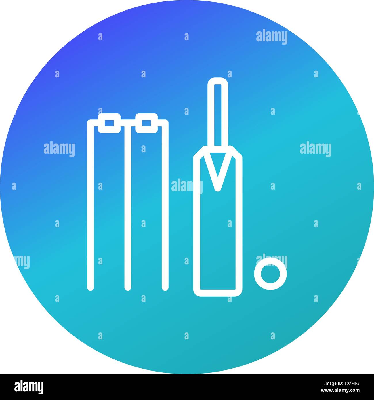 Cricket 6 sign hi-res stock photography and images - Alamy