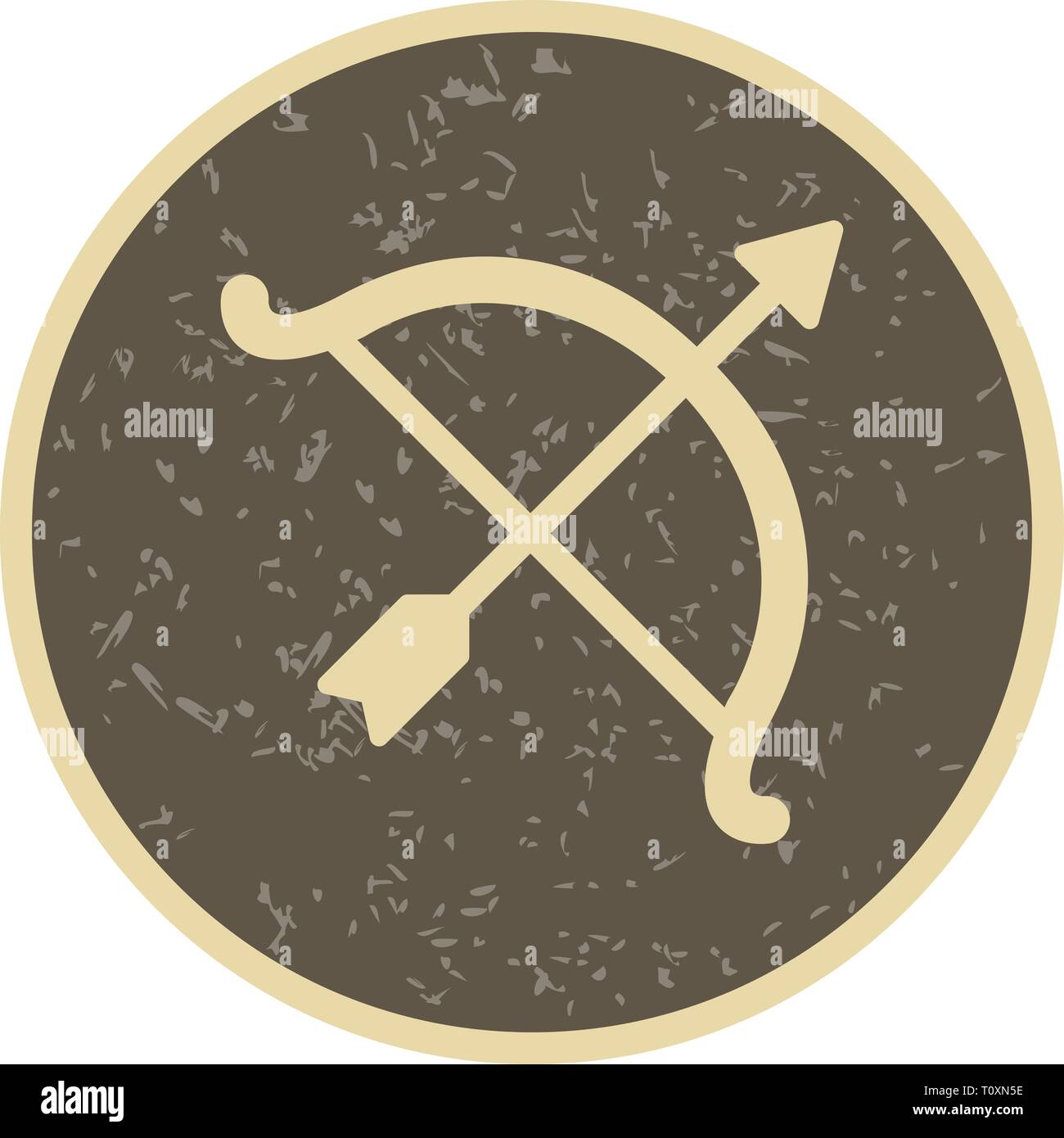 Illustration Bow Icon Stock Photo - Alamy