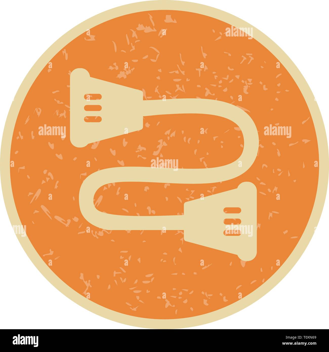 Illustration Strandpulling Icon Stock Photo - Alamy
