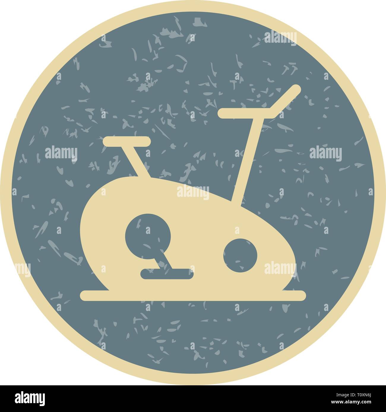 Exercise Bike Icon Vector Illustration Stock Photo - Alamy