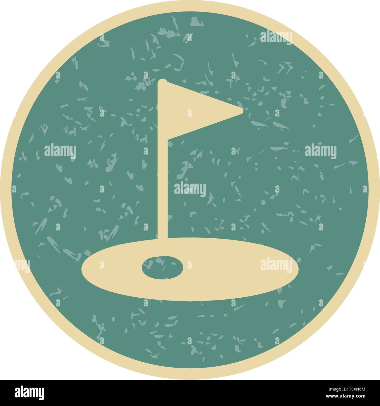 Illustration Golf Icon Stock Photo - Alamy