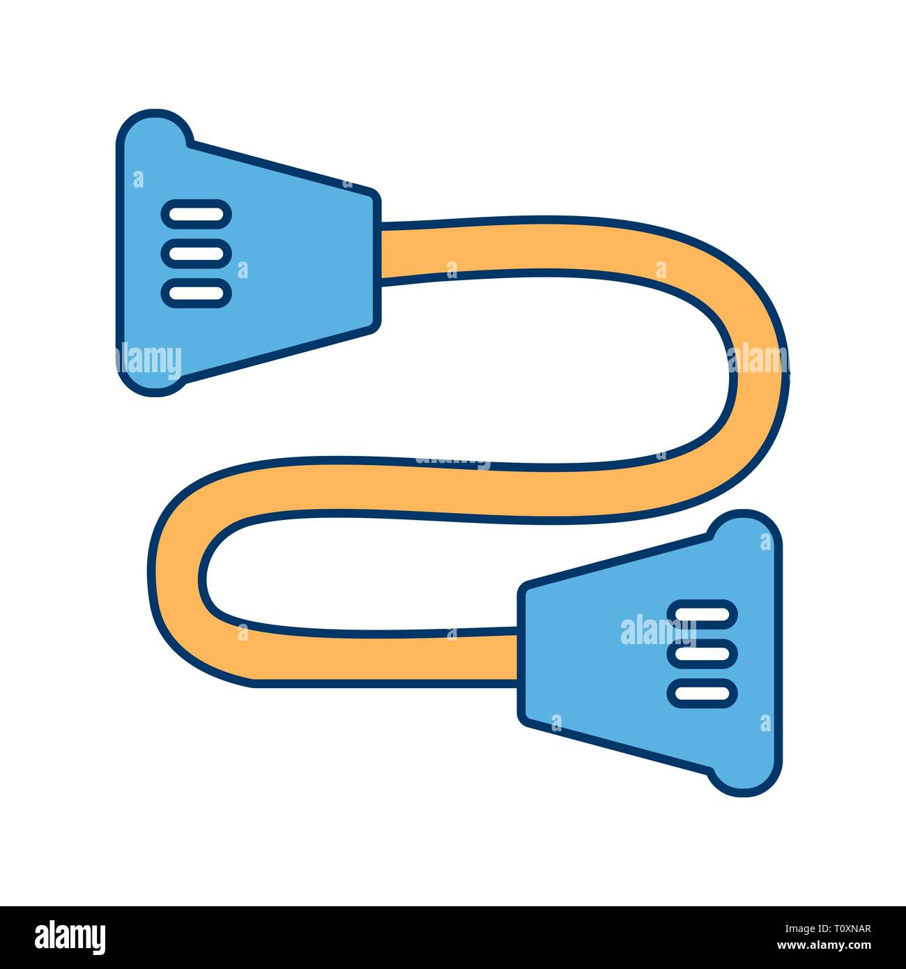 Illustration Strandpulling Icon Stock Photo - Alamy