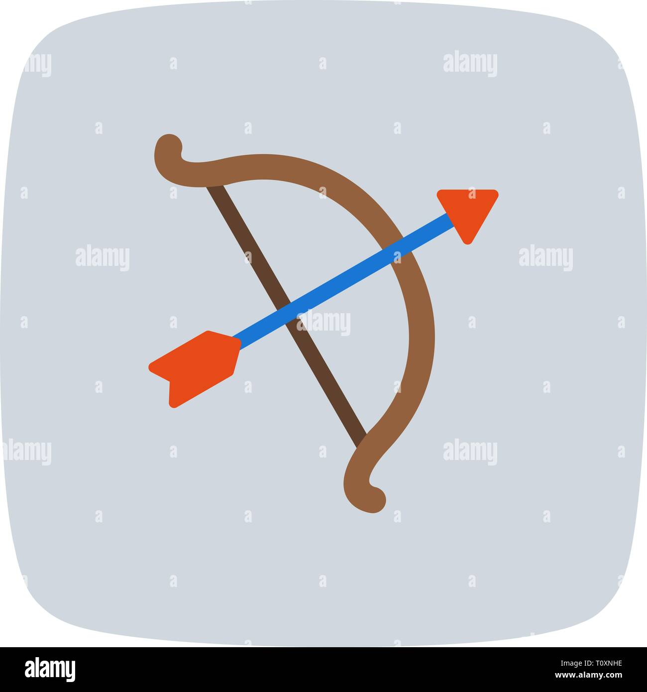 Illustration Bow Icon Stock Photo - Alamy