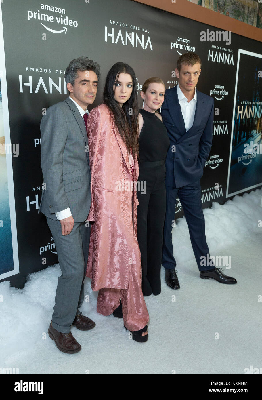 New York, United States. 21st Mar, 2019. David Farr, Esme Creed-Miles ...