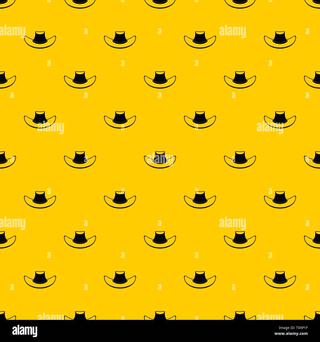 Cowboy hat pattern vector Stock Vector Image & Art - Alamy