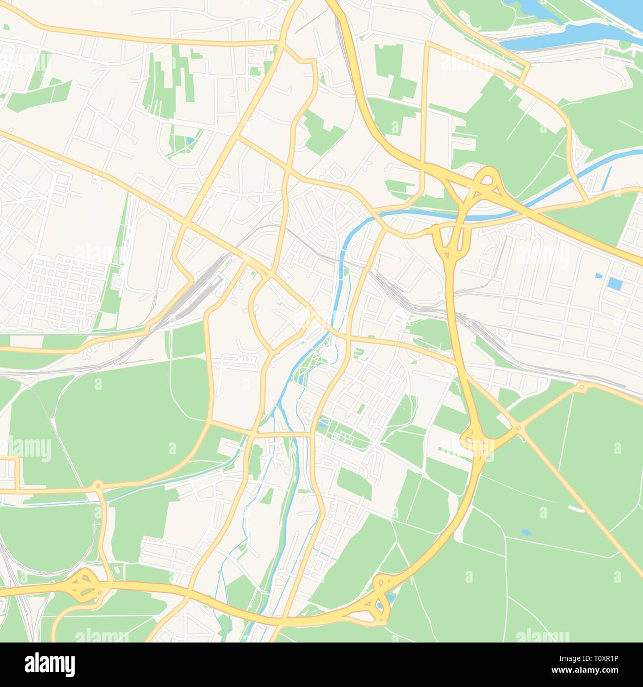 Schwechat street map hi-res stock photography and images - Alamy