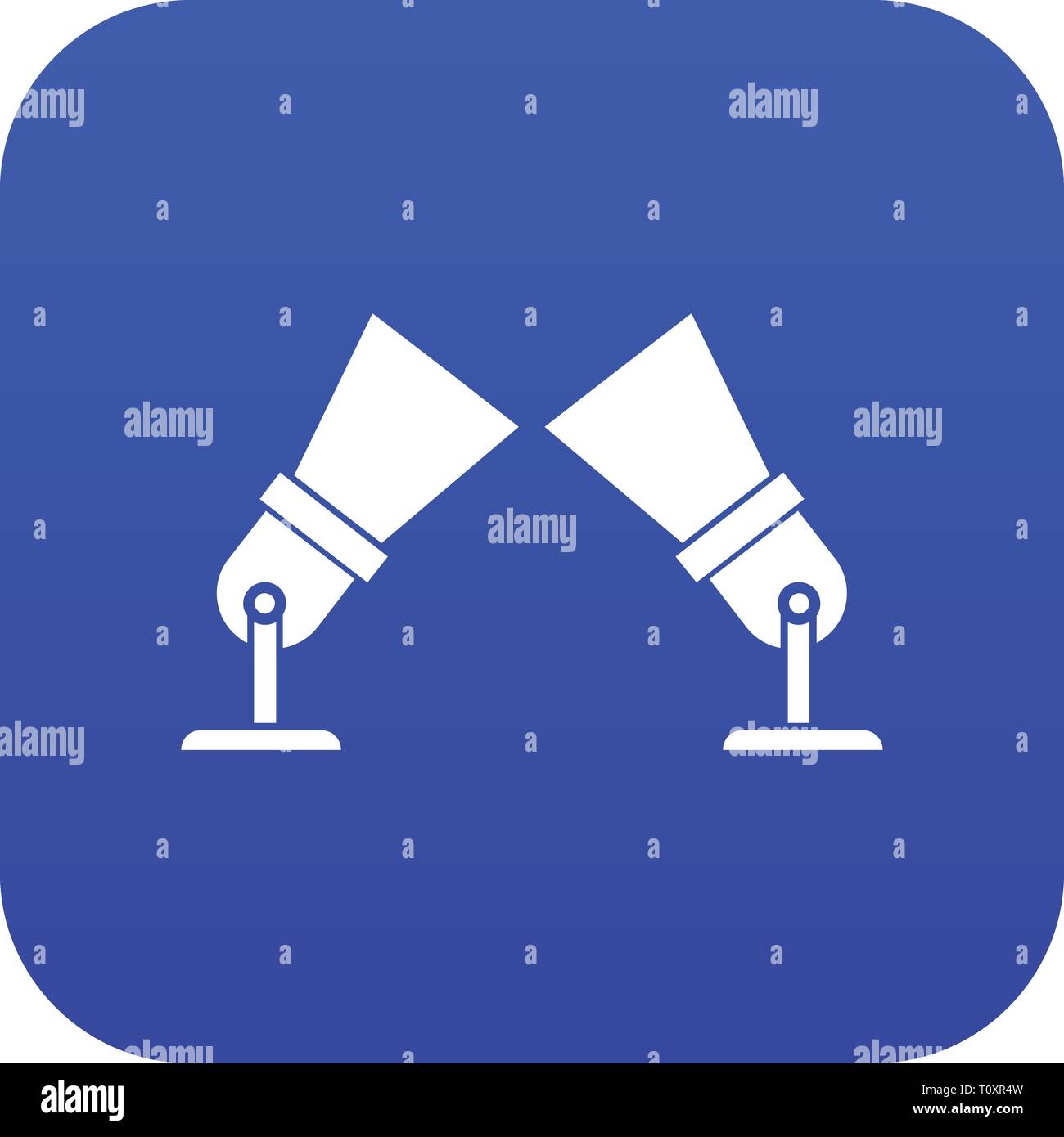 Floodlights icon digital blue Stock Vector Image & Art - Alamy