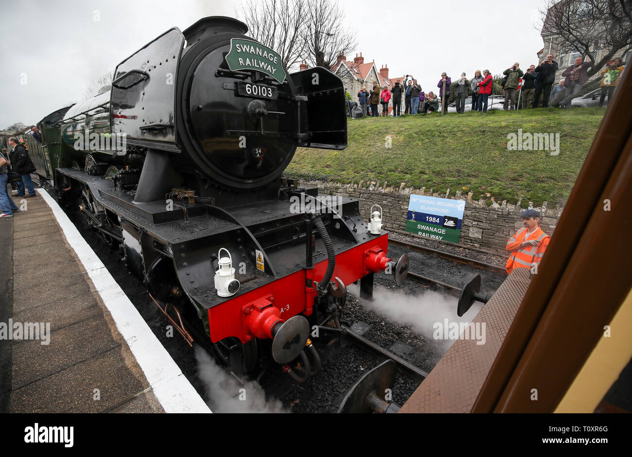 The Flying Scotsman couples up with the Devon Belle Pullman observation ...
