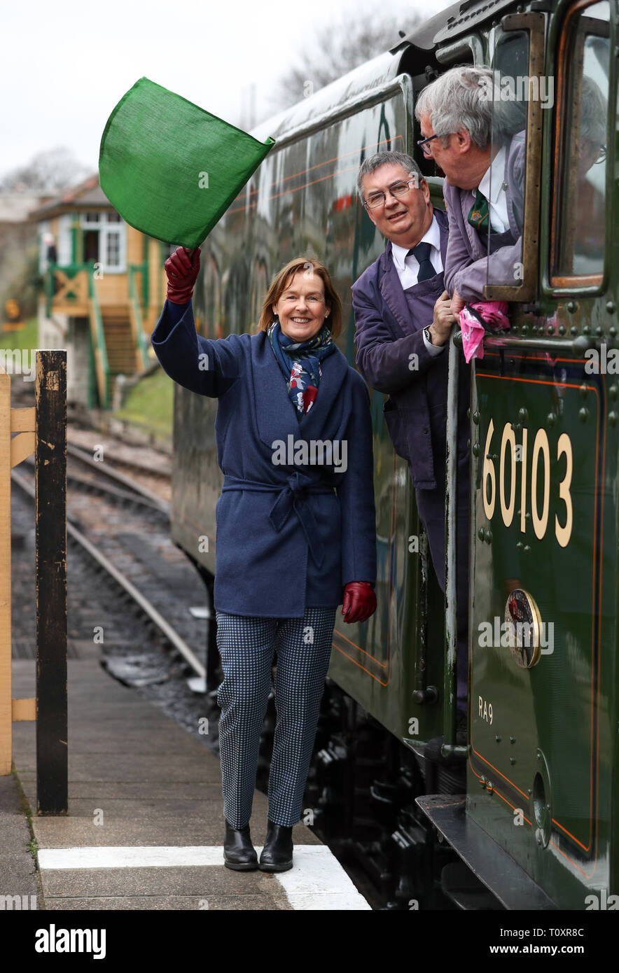 Penny Vaudoyer, the daughter of Alan Pegler who saved the Flying ...