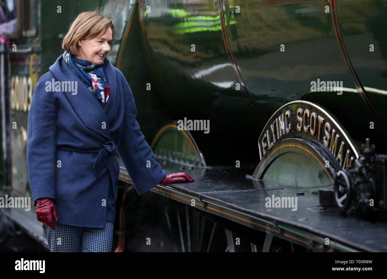 Penny Vaudoyer, the daughter of Alan Pegler who saved the Flying ...