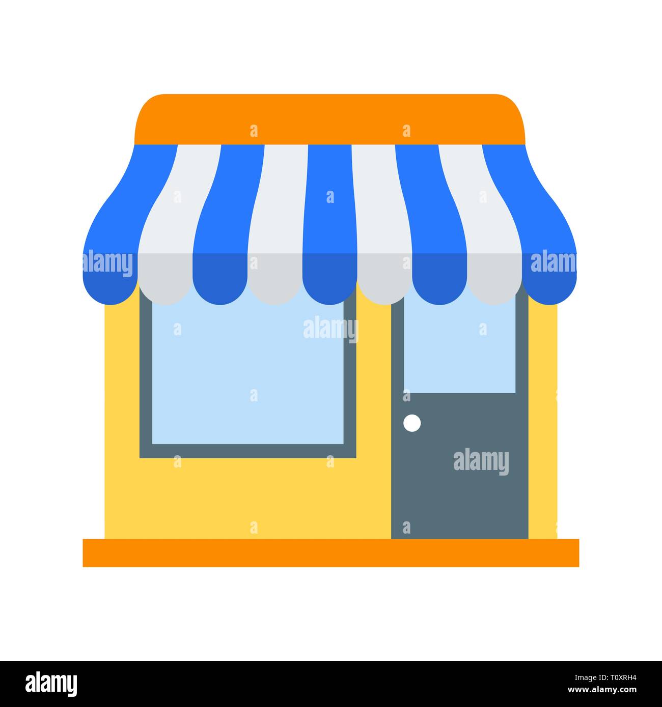 Illustration Shop Icon Stock Photo - Alamy