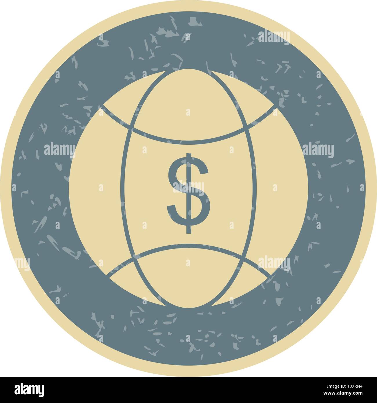 Illustration World Money Icon Stock Photo - Alamy