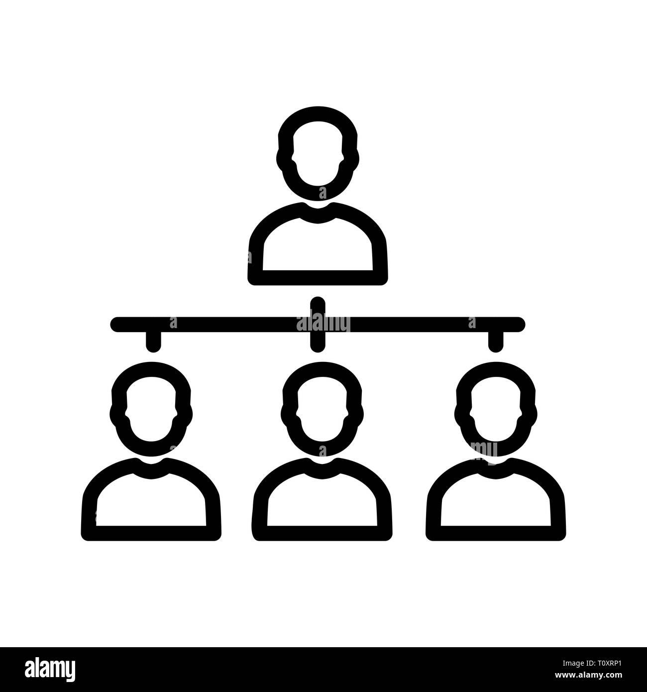 Illustration Organization Icon Stock Photo - Alamy