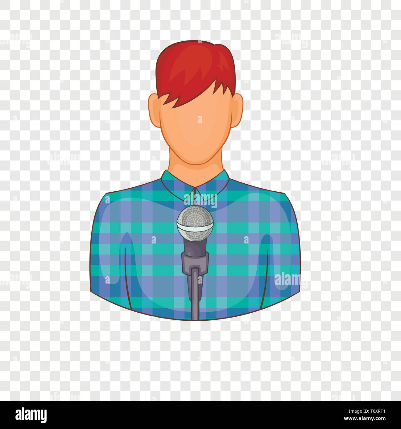 Hand holding microphone singing Stock Vector Images - Alamy