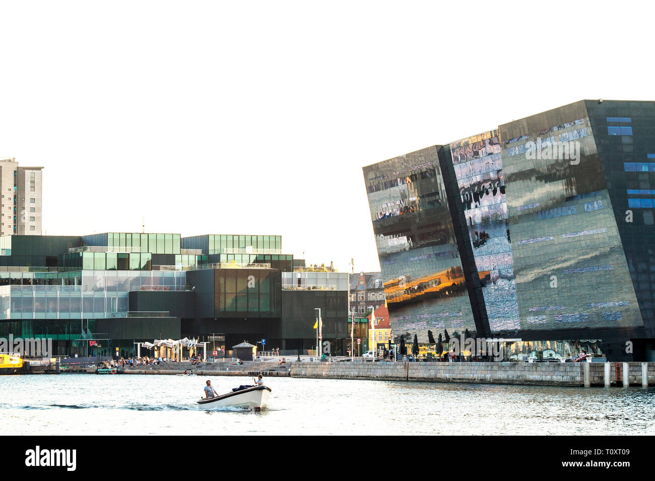 Denmark, Copenaghen, Black Diamond building Stock Photo - Alamy