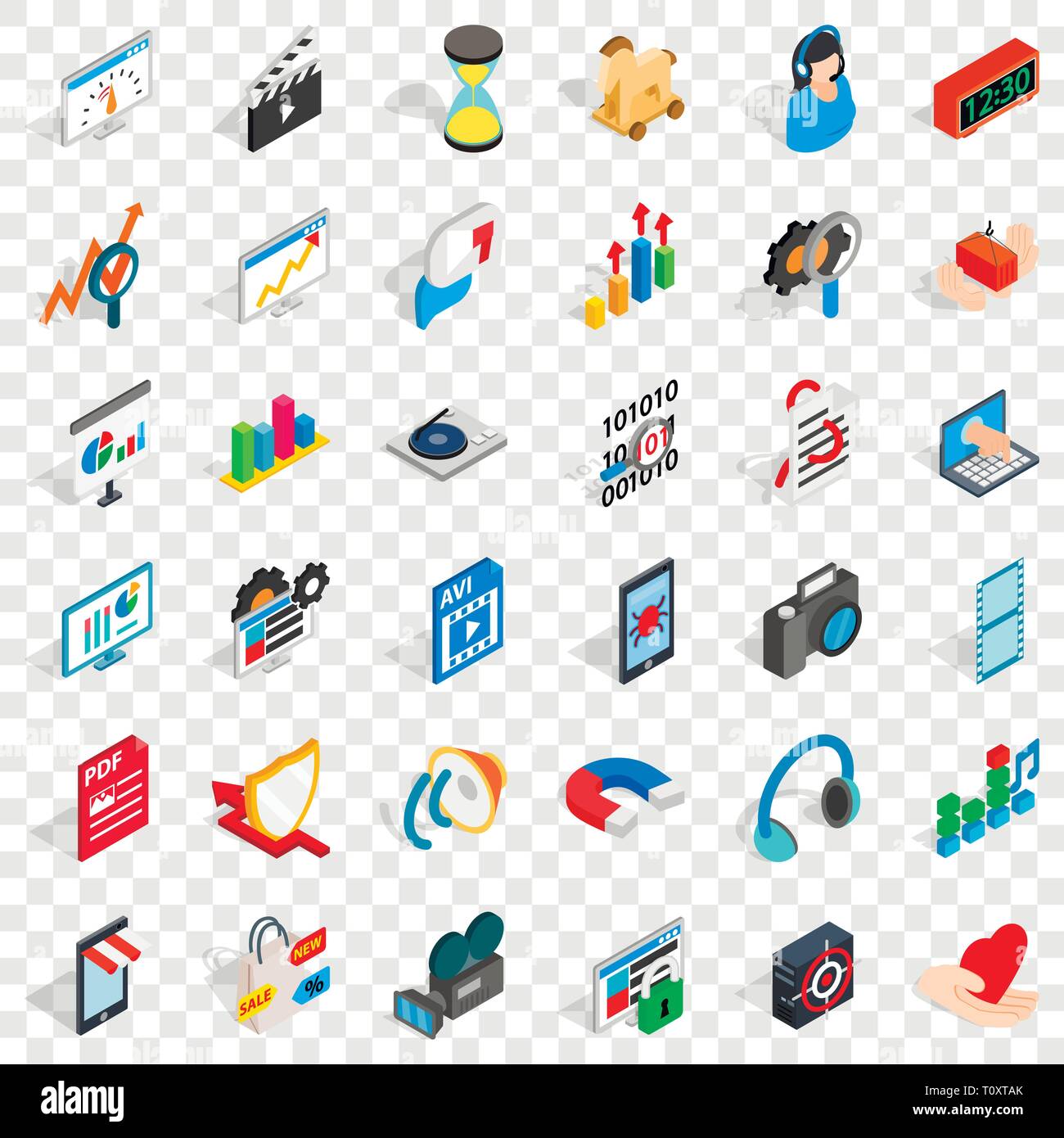 Music gear isometric hi-res stock photography and images - Alamy