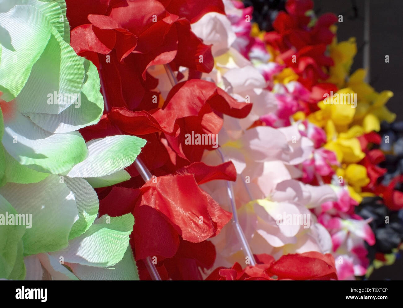 Flowers leis welcome hi-res stock photography and images - Alamy