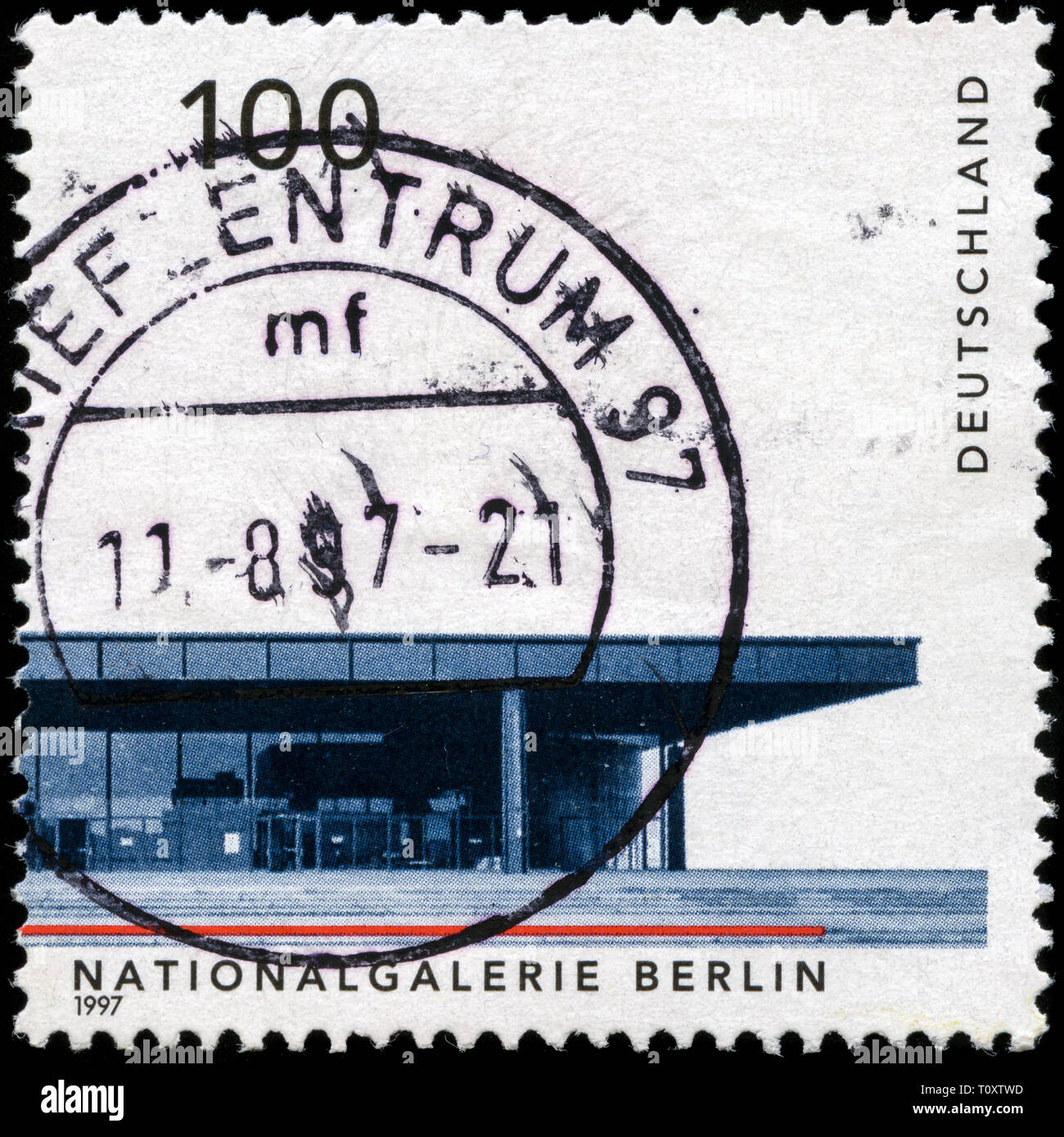 Postage stamp from the Federal Republic of Germany in the German ...