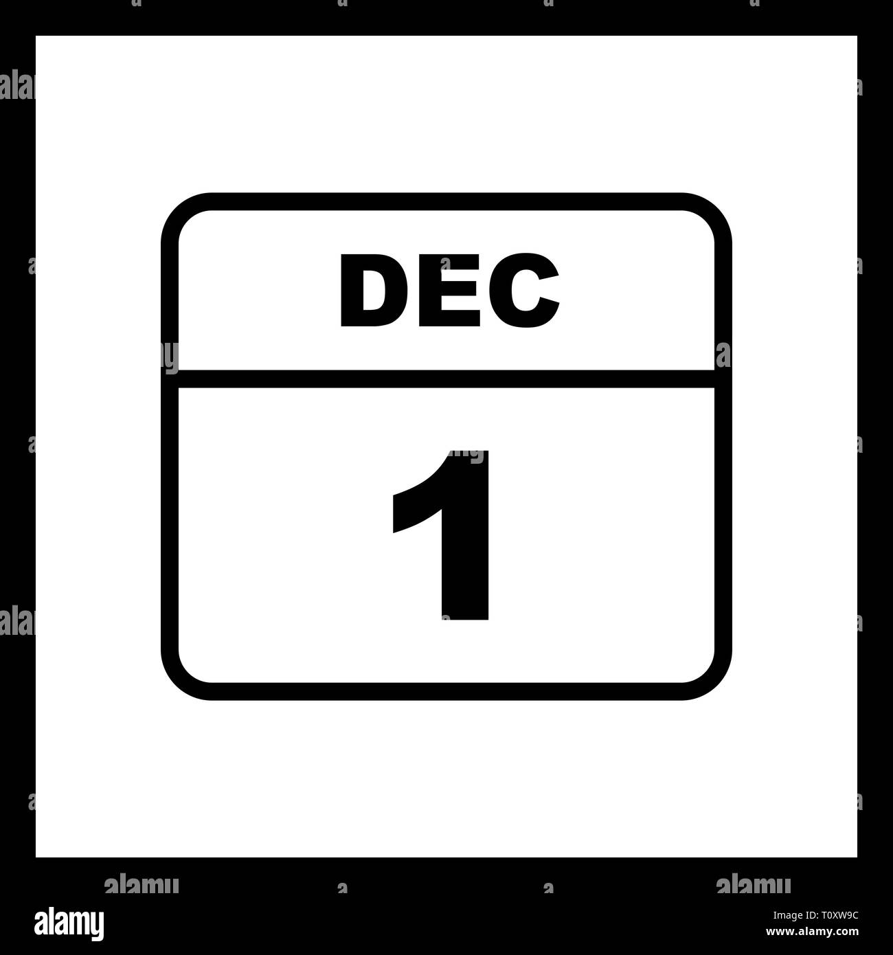 1st calendar Black and White Stock Photos & Images - Alamy