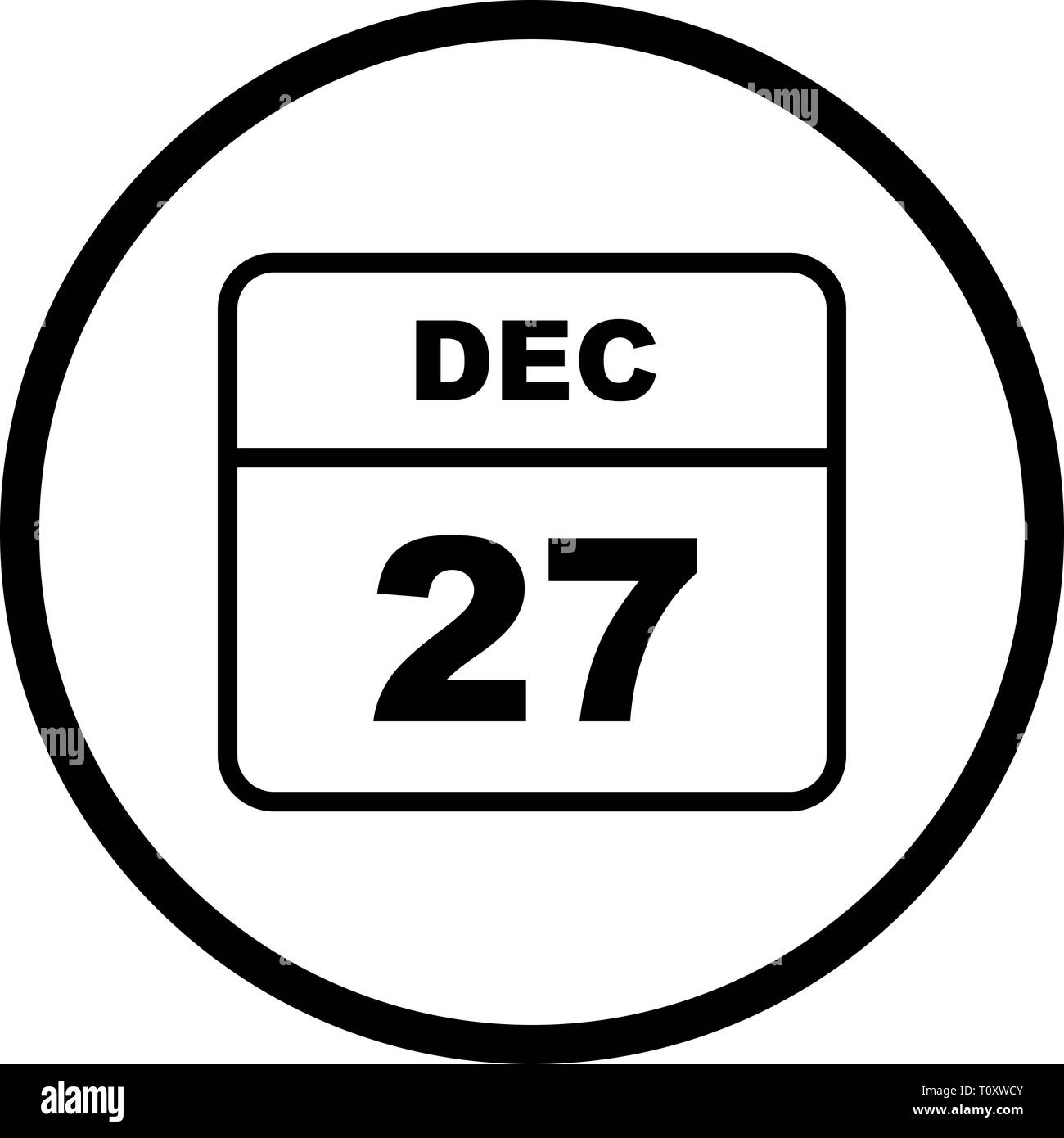 27th december 021 Black and White Stock Photos & Images - Alamy