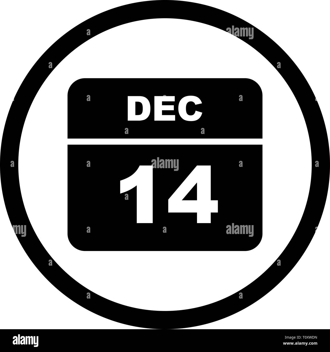 14th calendar Black and White Stock Photos & Images - Alamy