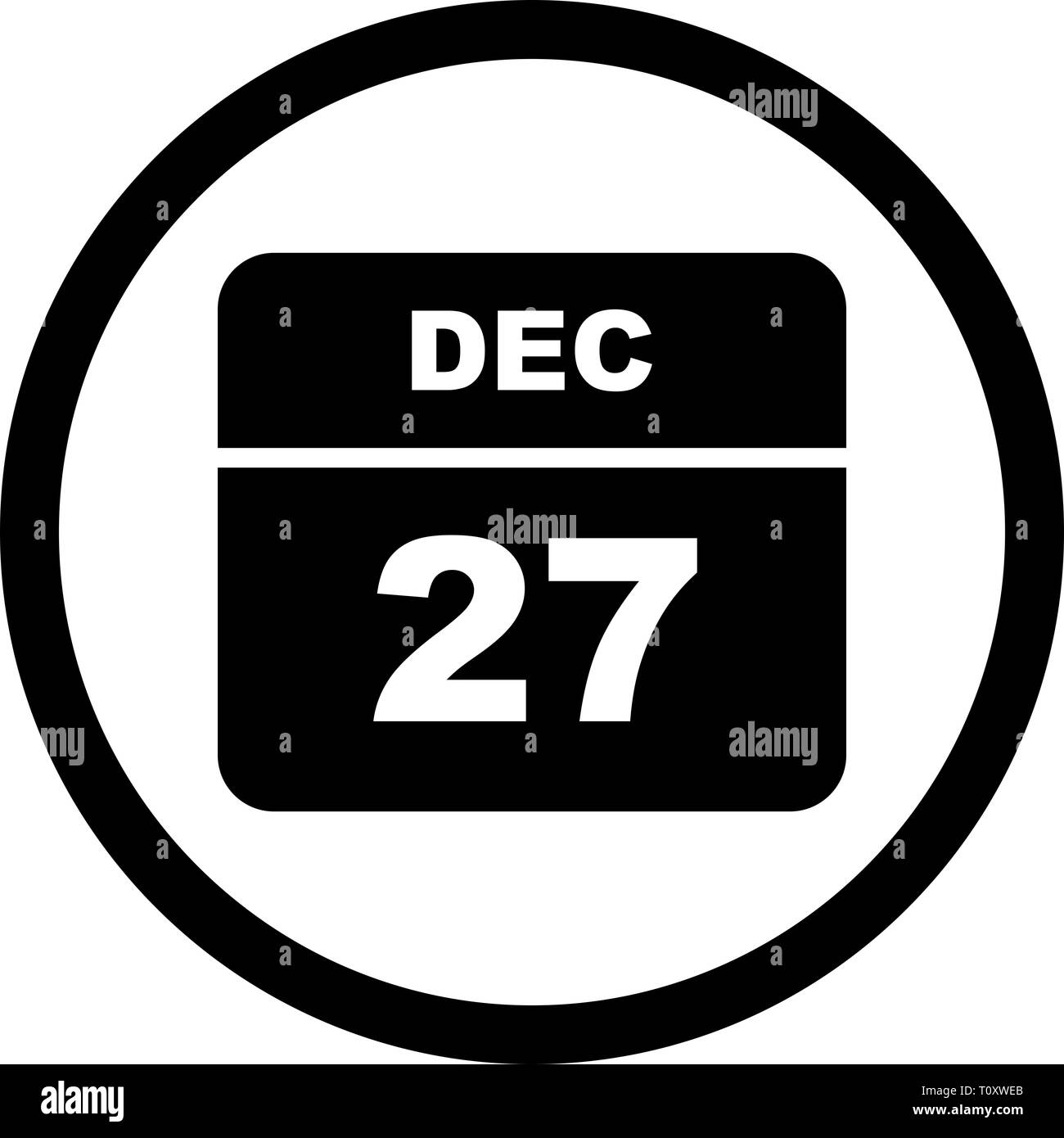 27th december 021 Black and White Stock Photos & Images - Alamy