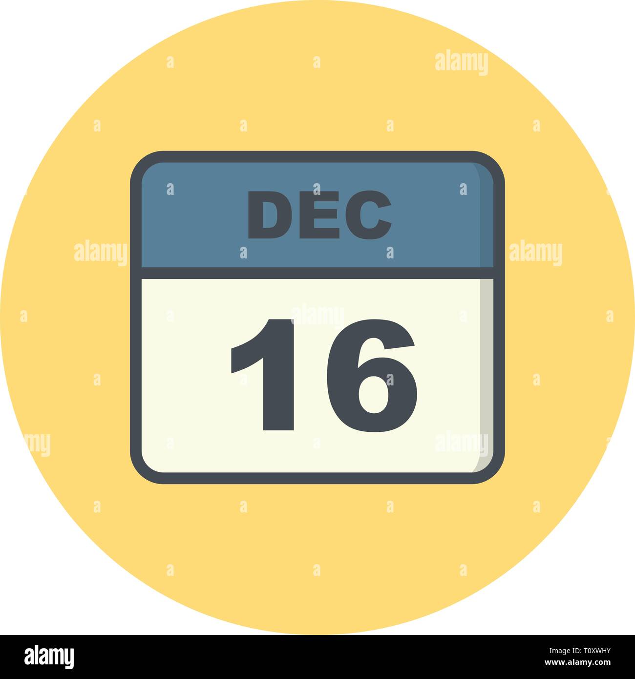 Single line illustration calendar hi-res stock photography and images ...
