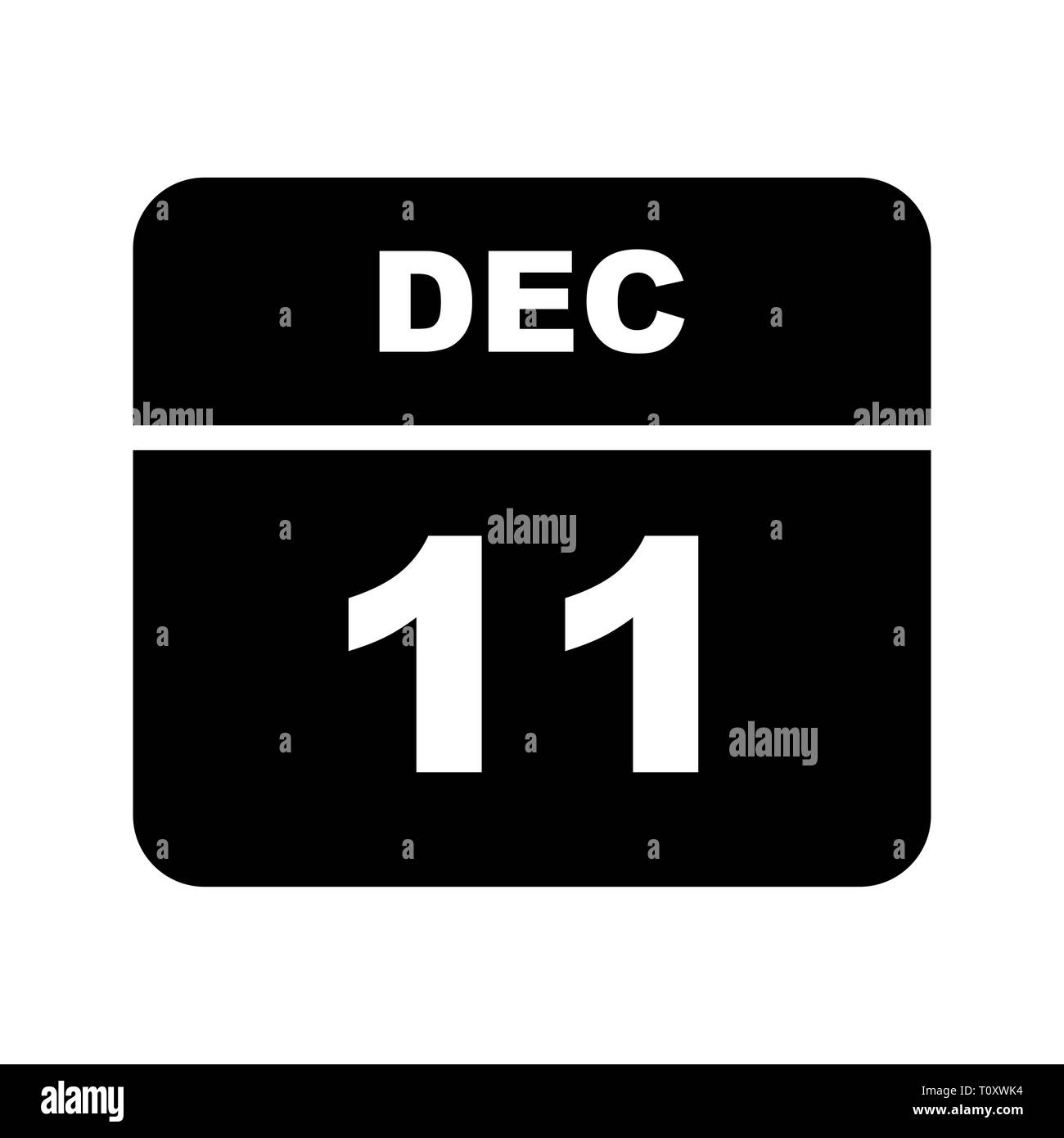 December 11th Cut Out Stock Images & Pictures - Alamy