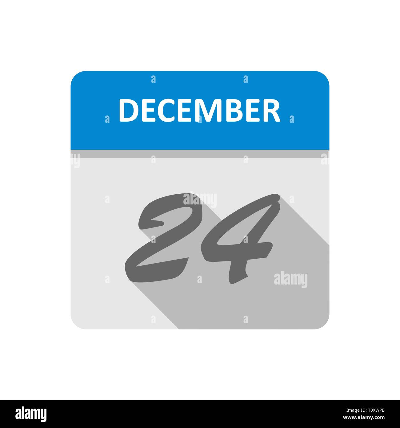 24 december icon Cut Out Stock Images & Pictures - Alamy