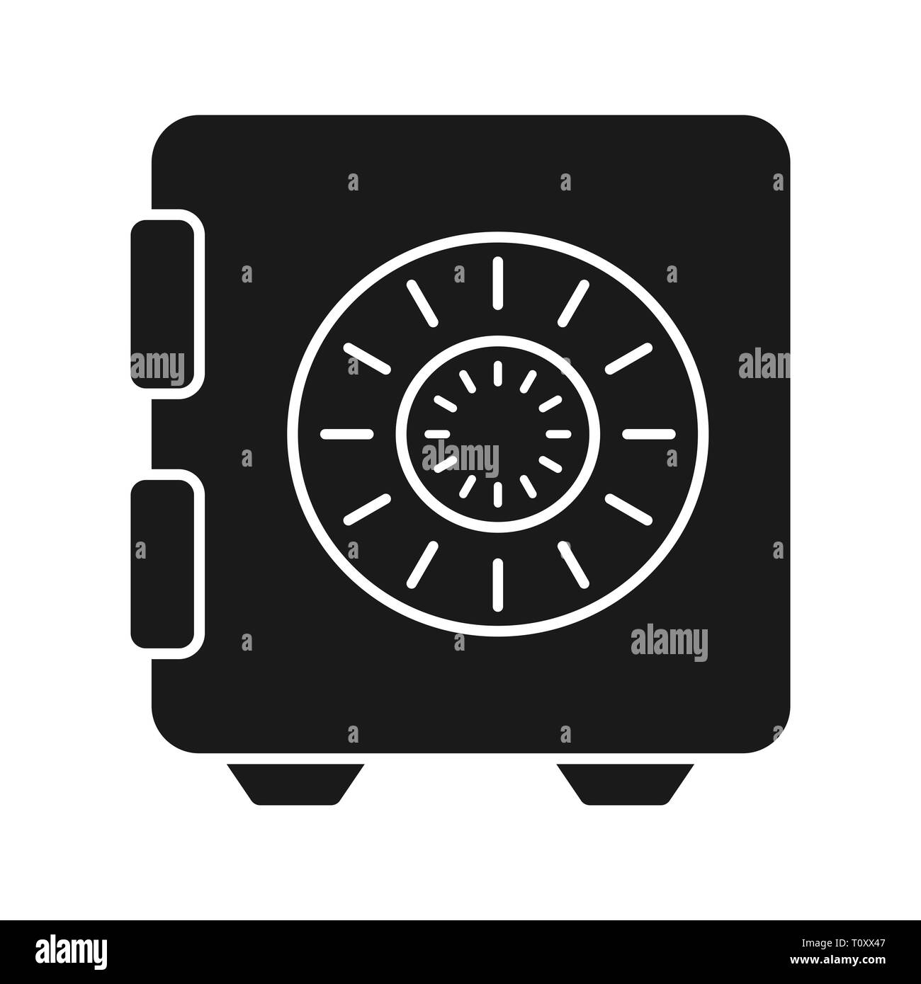 Illustration Vault Icon Stock Photo - Alamy